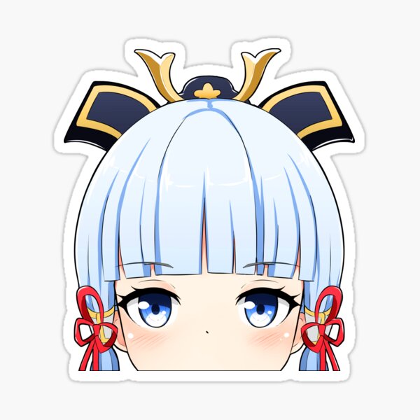 "Ayaka Genshin impact, Ayaka Sticker, Genshin Impact, Peeker Stickers ...