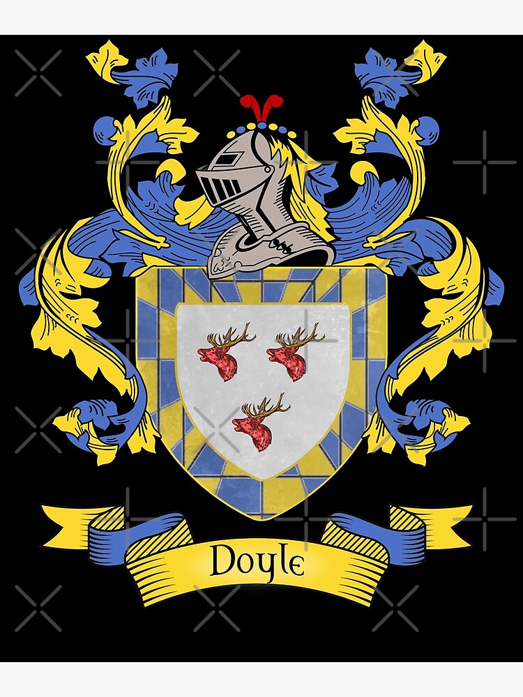 "Doyle Coat of Arms | Doyle Family Crest" Poster for Sale by chuppys ...