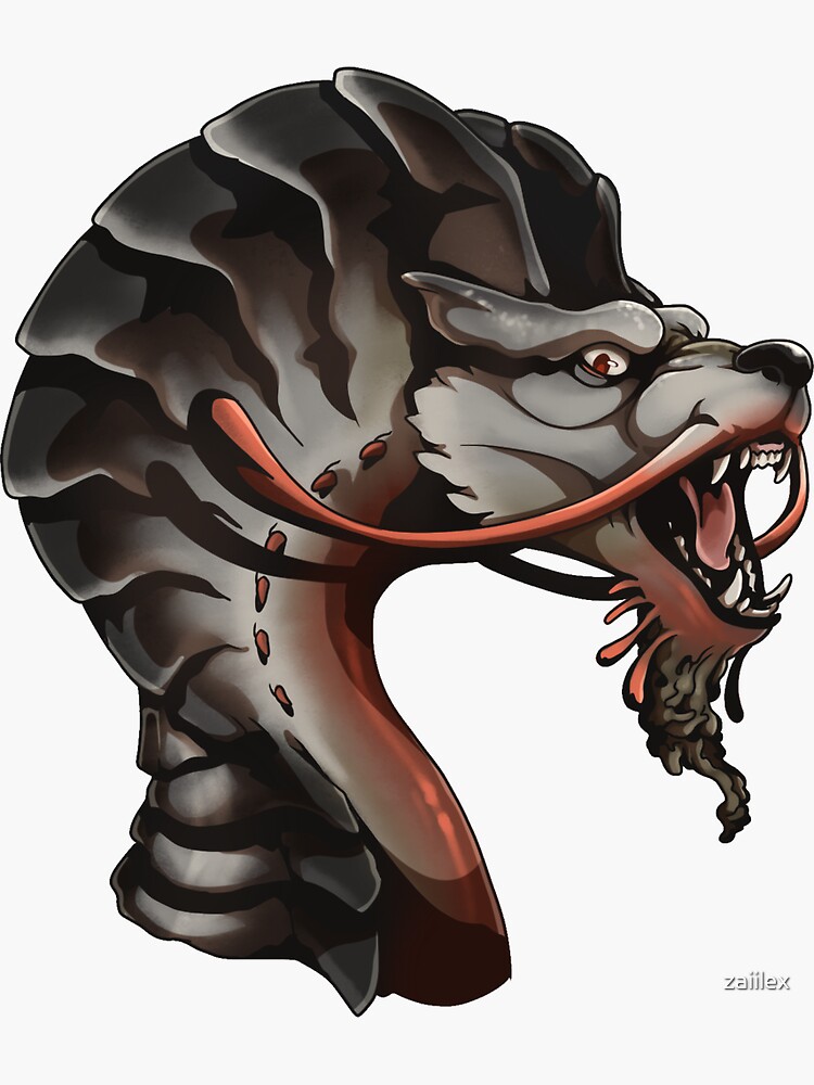 "Almudron - Monster Hunter" Sticker for Sale by zaiilex | Redbubble