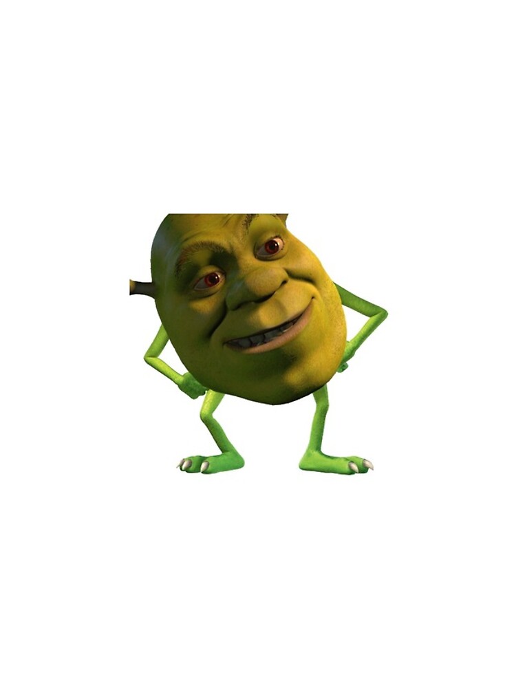 "Funny Shrek Mike Wazowski Meme" iPhone Case for Sale by zachalo ...