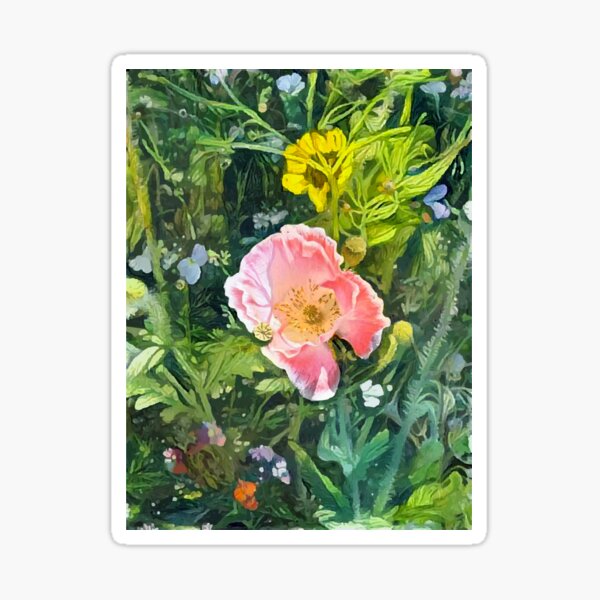 "The Opium Poppy" Sticker for Sale by BeQuirky | Redbubble