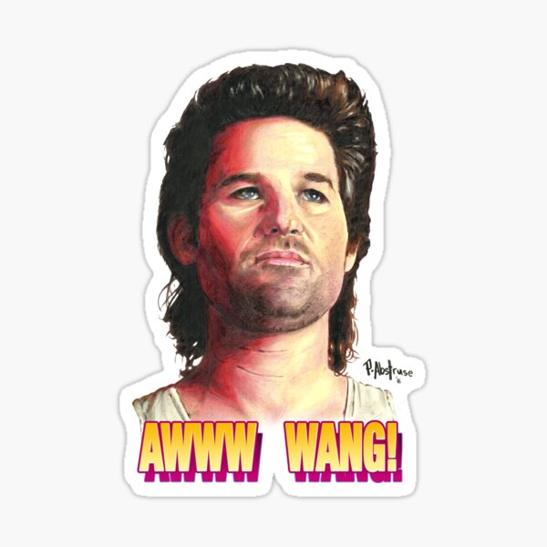 "Awww Wang!" Sticker for Sale by paulabstruse | Redbubble