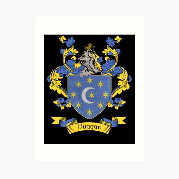 "Duggan Coat of Arms | Duggan Family Crest" Art Print for Sale by ...