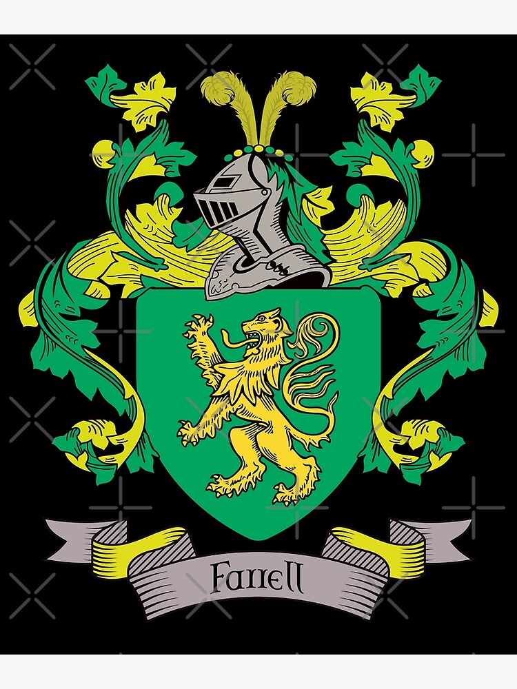 "Farrell Coat of Arms | Farrell Family Crest" Poster by chuppys | Redbubble