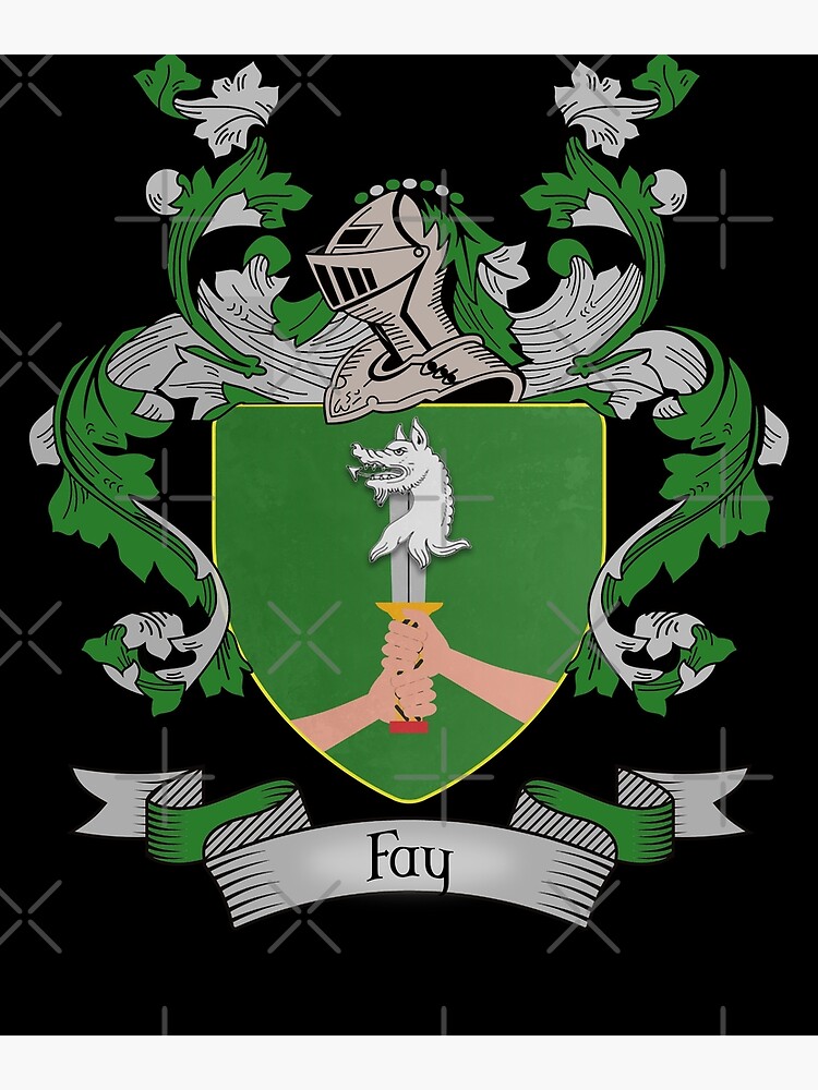 Impression artistique « Armoiries de Fay | Blason de la famille Fay ...