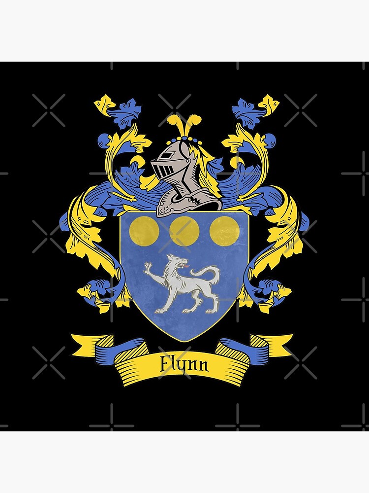 "Flynn Coat of Arms | Flynn Family Crest" Coasters (Set of 4) for Sale ...