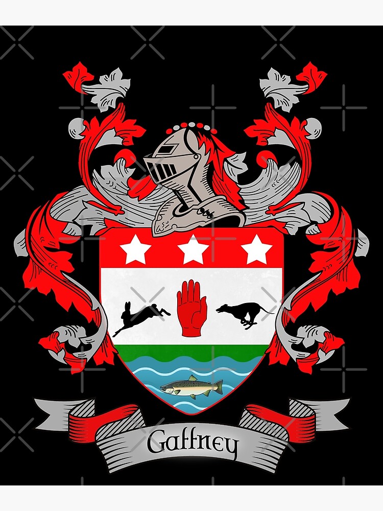 Lámina fotográfica «Escudo de armas de Gaffney | Cresta de la familia ...