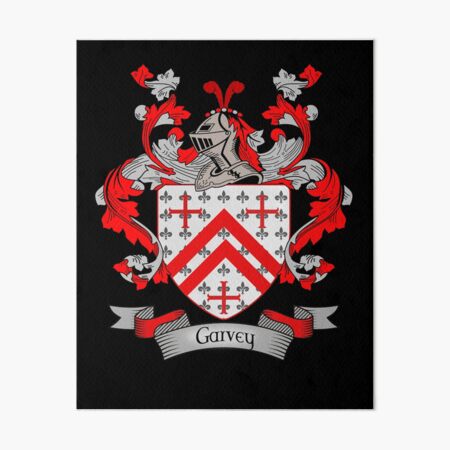 "Garvey Coat of Arms | Garvey Family Crest" Art Board Print for Sale by ...