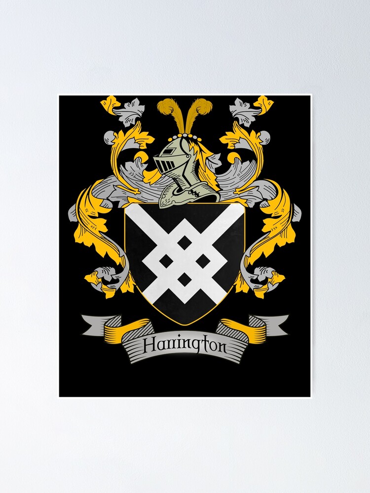 "Harrington Coat of Arms | Harrington Family Crest" Poster by chuppys ...
