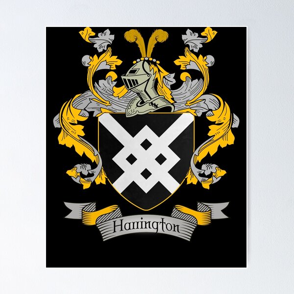 "Harrington Coat of Arms | Harrington Family Crest" Poster for Sale by ...