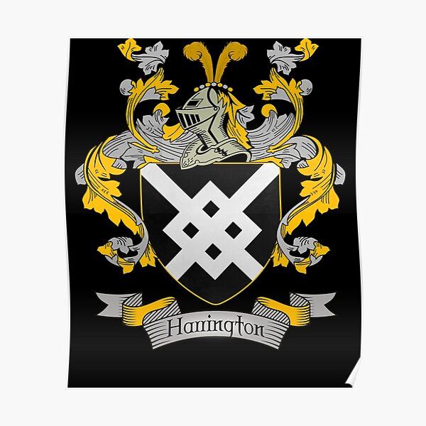 "Harrington Coat of Arms | Harrington Family Crest" Poster by chuppys ...