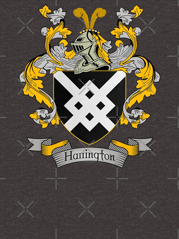 "Harrington Coat of Arms | Harrington Family Crest" T-shirt for Sale by ...