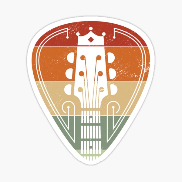 "guitar pick" Sticker for Sale by Sassylife | Redbubble
