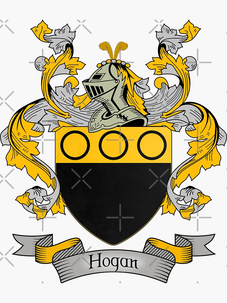"Hogan Coat of Arms | Hogan Family Crest" Sticker for Sale by chuppys ...