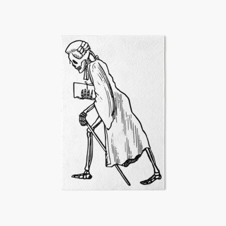 "Vintage Skeleton 1700s Print" Art Board Print for Sale by ...