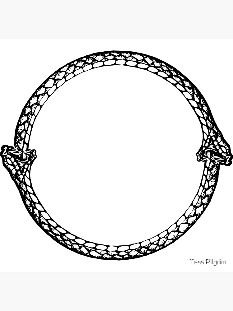 "Dual Ouroboros" Poster for Sale by tesspilgrim | Redbubble