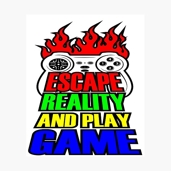 "Geboren, um ein Gamer zu sein: Gaming-Zitate: Gamer-Sprüche" Fotodruck ...
