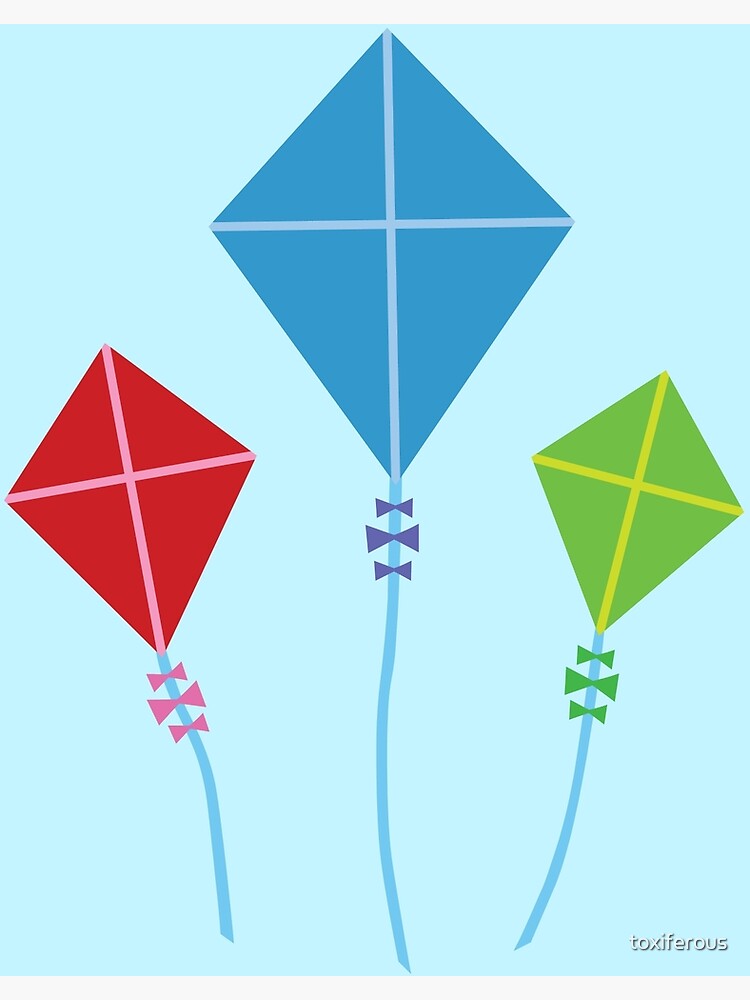 "Vintage Kites" Poster by toxiferous | Redbubble