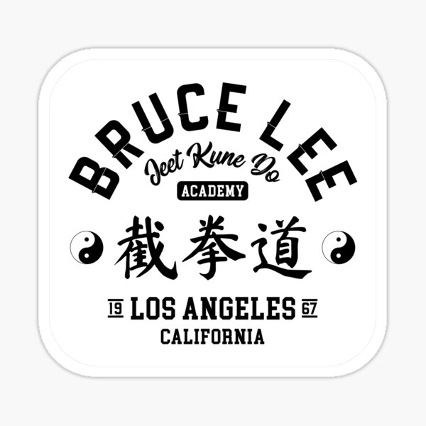 "Jeet Kune Do Academy" Sticker by NotoriousUK | Redbubble