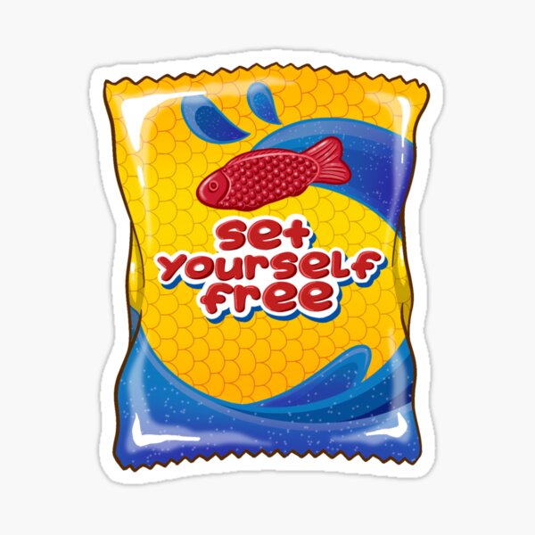 Swedish Fish Stickers | Redbubble