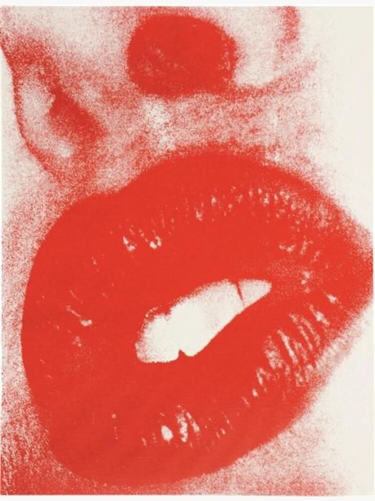 "grunge red lips " Poster by frabbianchi | Redbubble