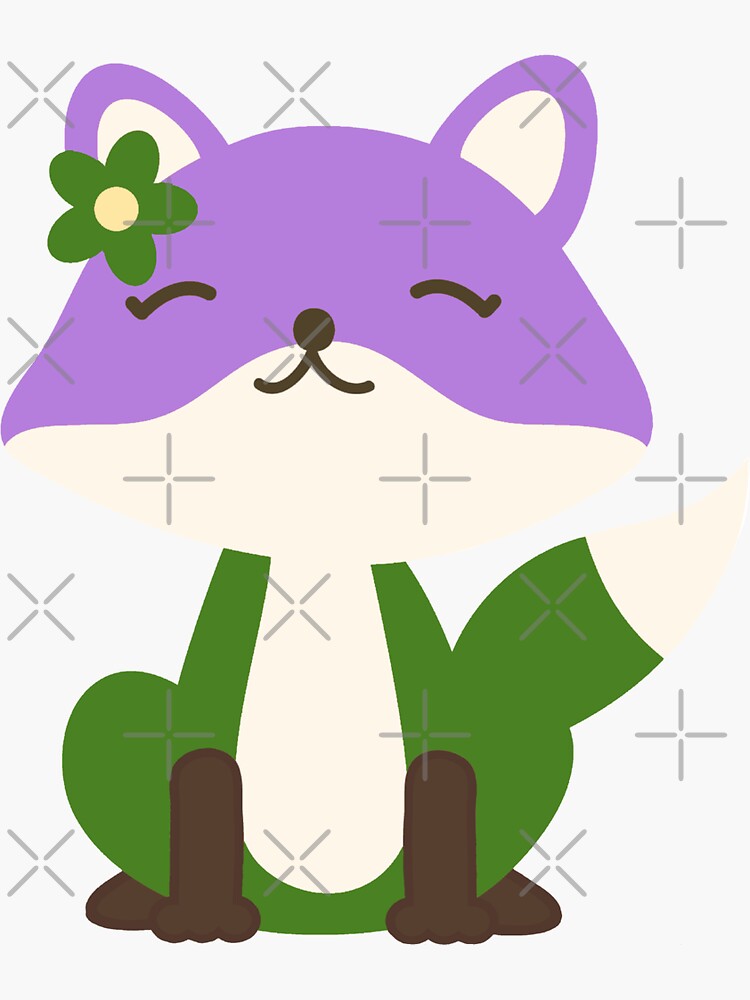 "Subtle Genderqueer Fox. genderqueer fox" Sticker for Sale by ...