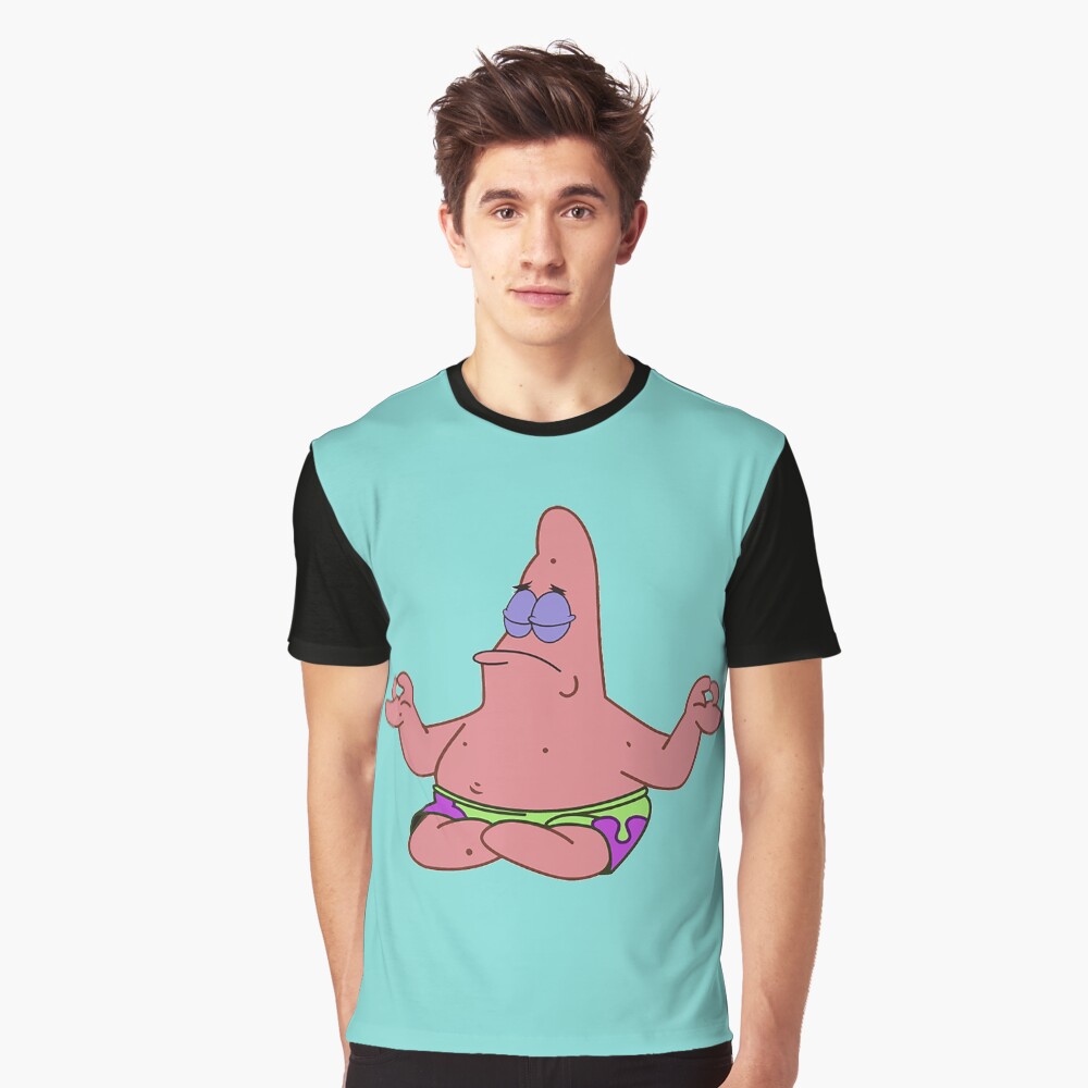 "Patrick Meditating" Sticker for Sale by YodaJuan4Me | Redbubble