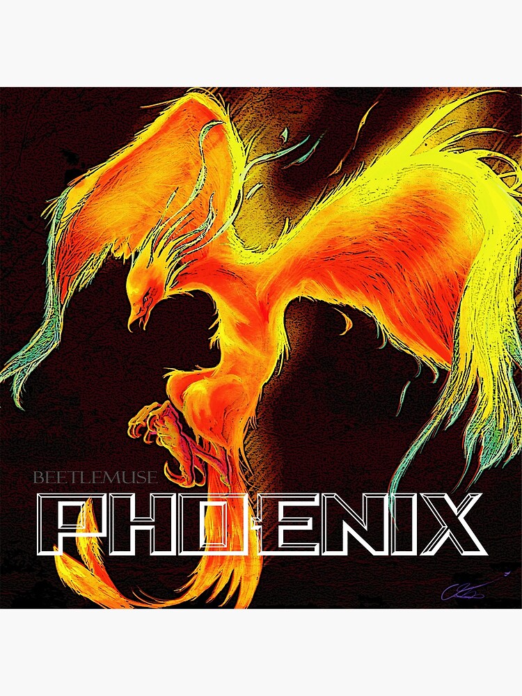 "Beetlemuse - Phoenix Album Cover" Art Print for Sale by Beetlemuse ...