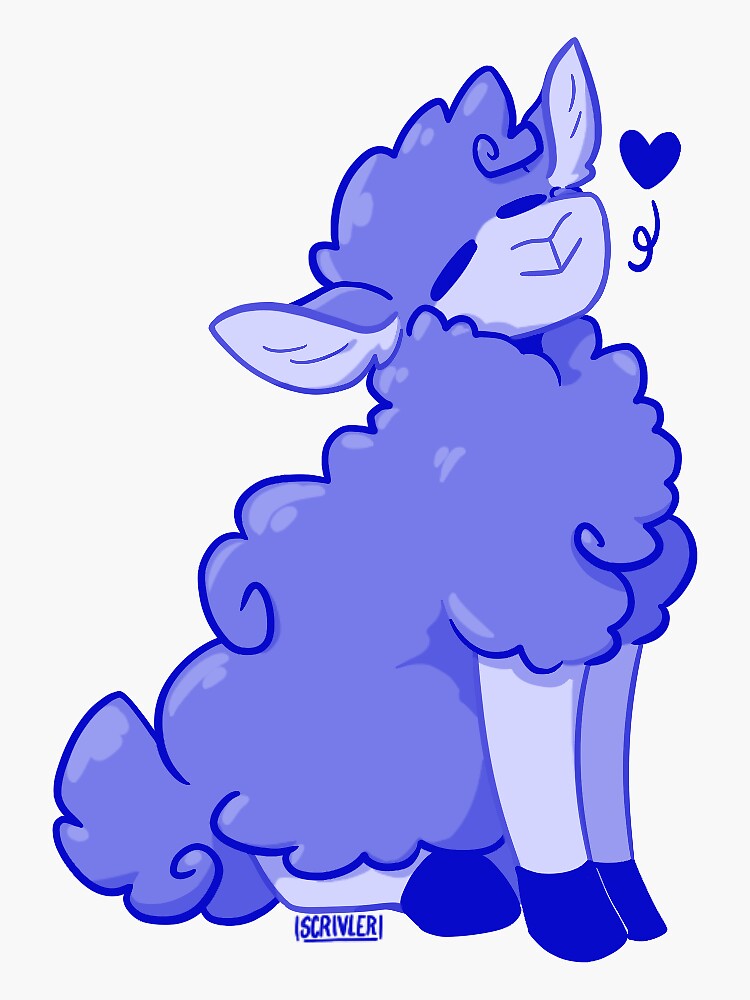 "Friend the sheep" Sticker for Sale by Scrivler | Redbubble