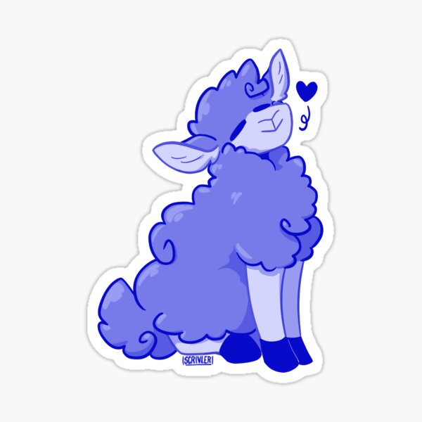 "Friend the sheep" Sticker for Sale by Scrivler | Redbubble