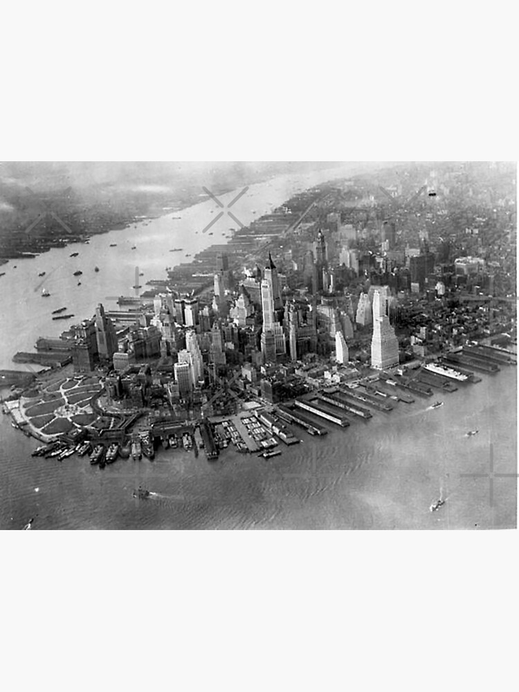 "New York City Skyline 1931, Manhatten Island 1931, New York ...