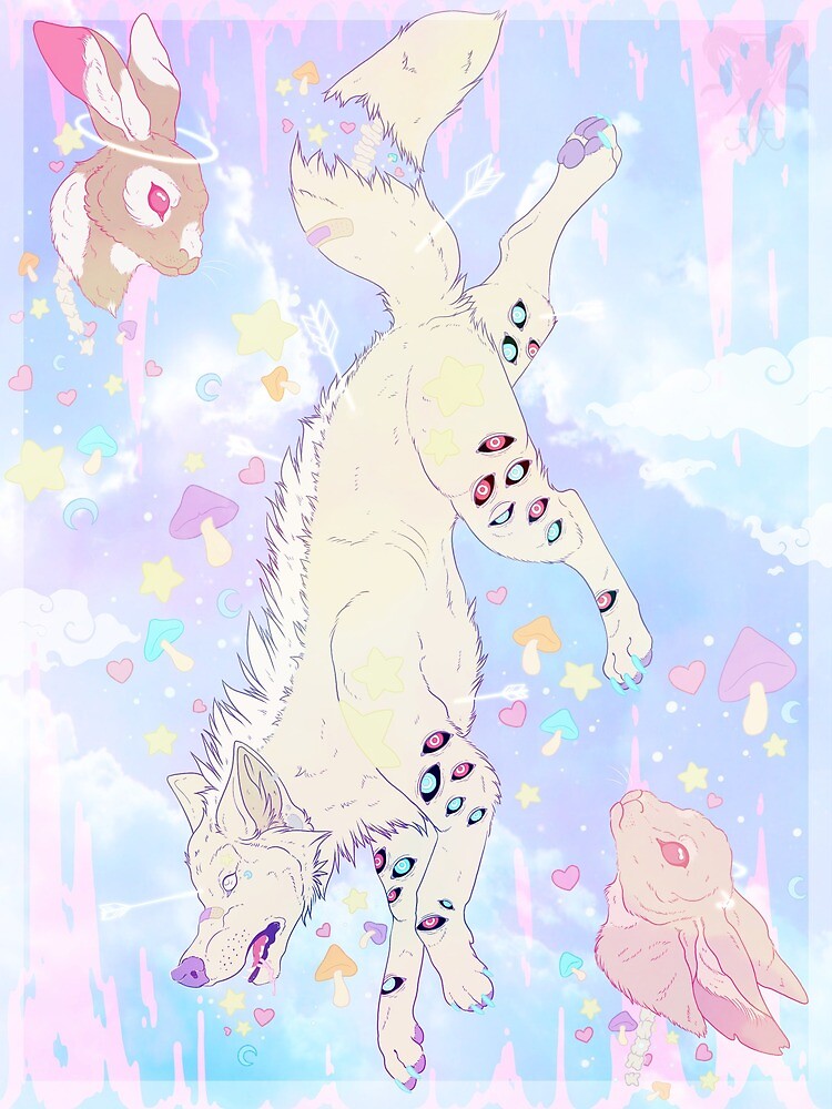 "Pastel Gore" Art Print by Crows-Hoard | Redbubble