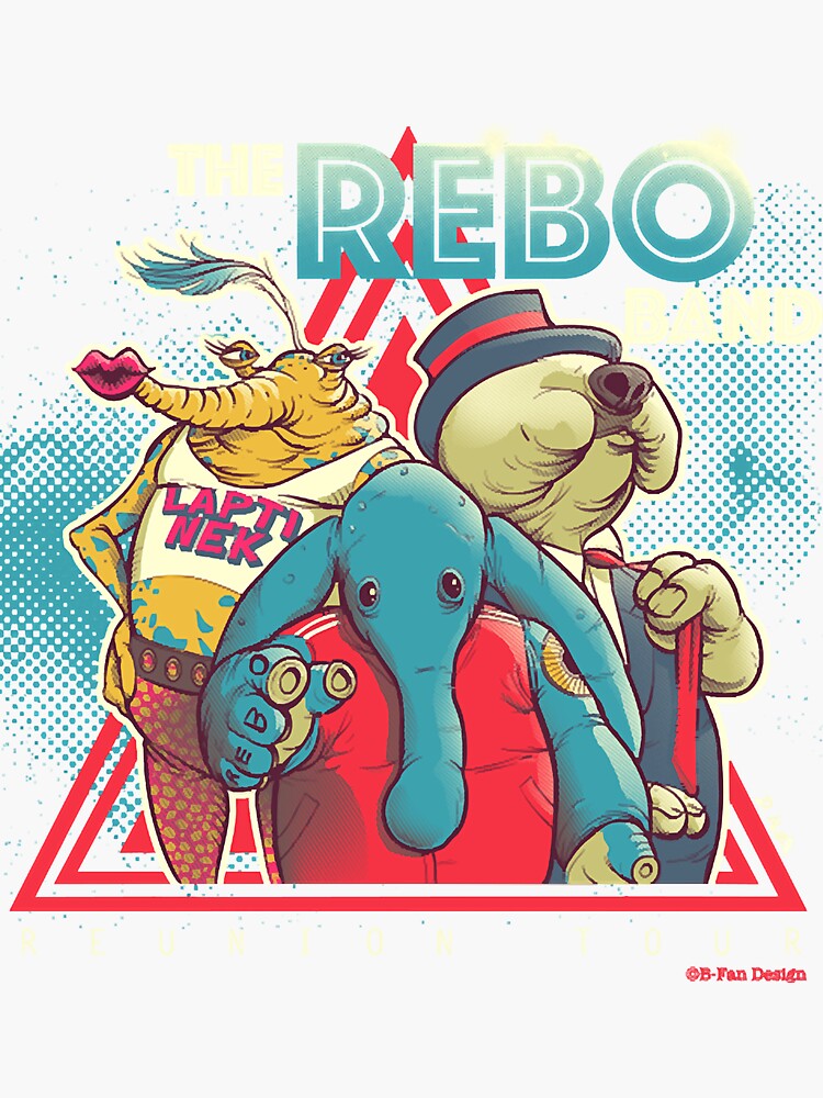 "Rebo Reboot " Sticker by iahdeniken | Redbubble