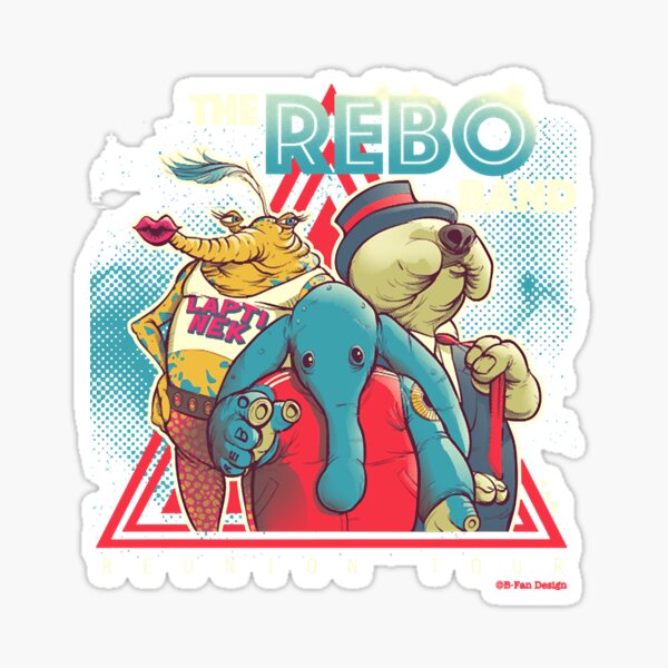 "Rebo Reboot " Sticker by iahdeniken | Redbubble