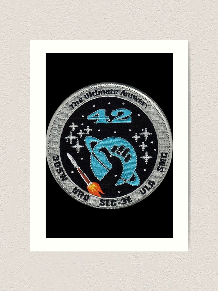"NROL-42 Launch Team Logo " Art Print by mplespratte36 | Redbubble