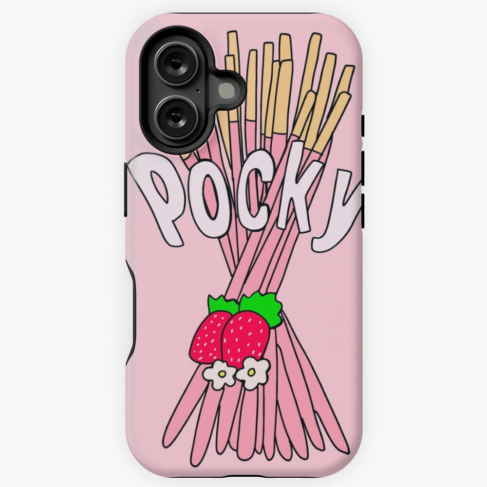 "Strawberry Pocky" Sticker for Sale by Aminah Shaikh | Redbubble