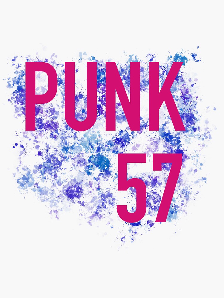 "Punk 57 logo " Sticker for Sale by bookstuff | Redbubble