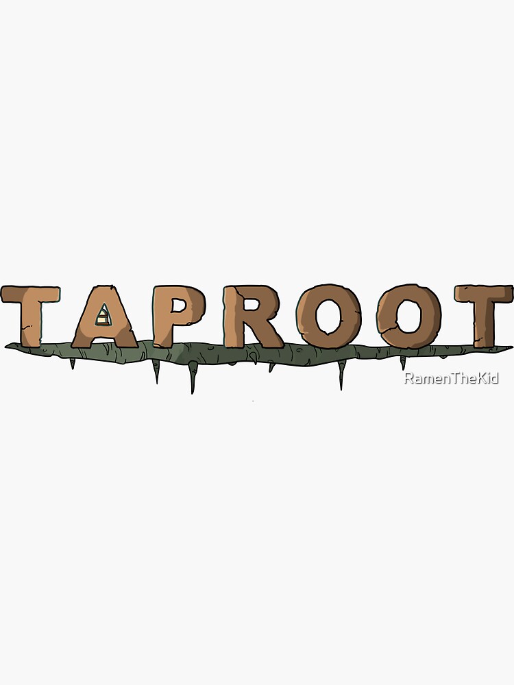 "Taproot Logo" Sticker for Sale by RamenTheKid | Redbubble
