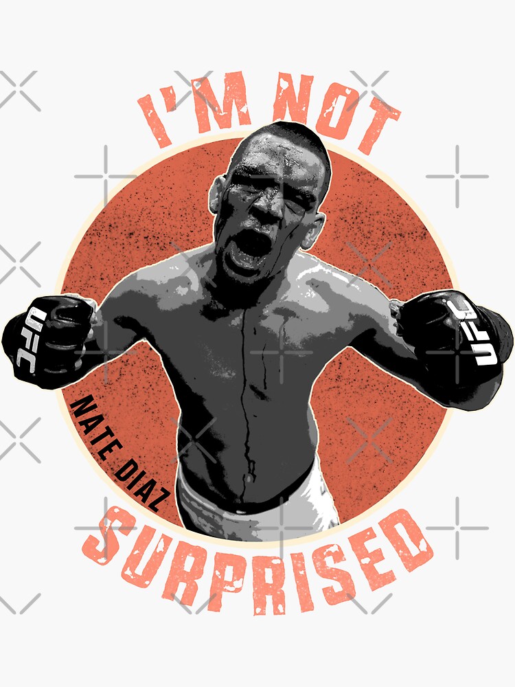 "Nate Diaz" Sticker for Sale by aliali9155 | Redbubble