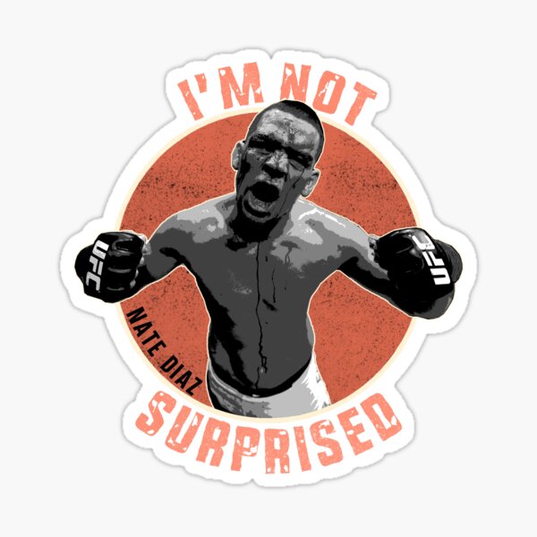 "Nate Diaz" Sticker for Sale by aliali9155 | Redbubble