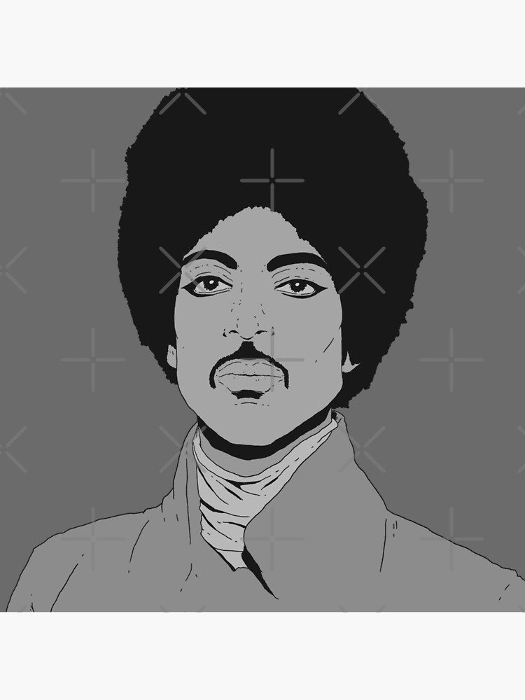 "Prince Digital Portrait" Poster for Sale by ShopAwful | Redbubble