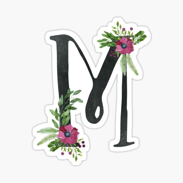 Letter M Stickers | Redbubble