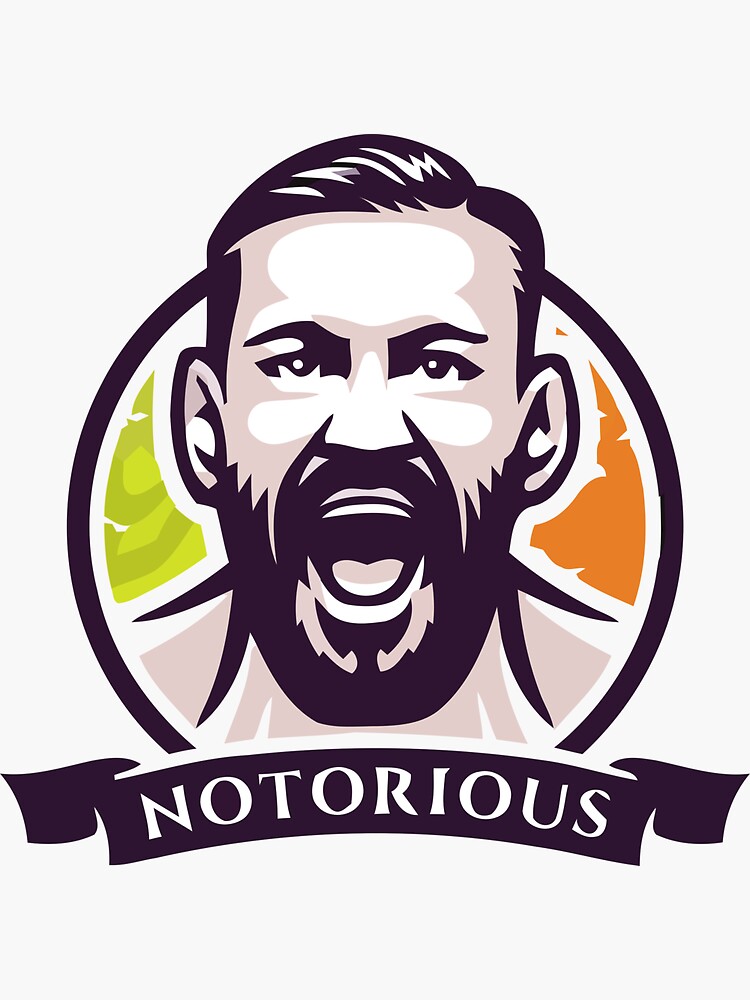"conor-notorious" Sticker for Sale by tustitutu | Redbubble