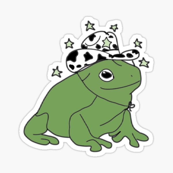 "Cow frog" Sticker for Sale by flowersofthesun | Redbubble