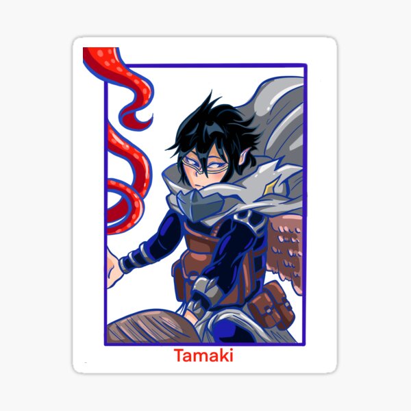 "Tamaki character card design " Sticker for Sale by Lex6943 | Redbubble