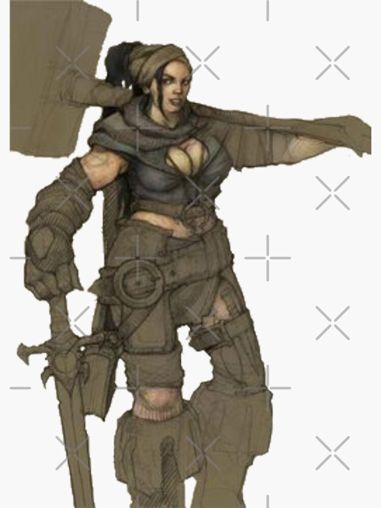 "Hammer ~ Fable 2" Sticker for Sale by Queenmadison1 | Redbubble