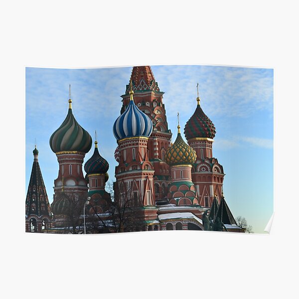 Póster «Catedral de San Basilio» de daztoons | Redbubble