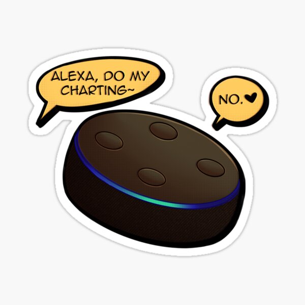 "Nurse Charting" Sticker for Sale by zheandrea | Redbubble