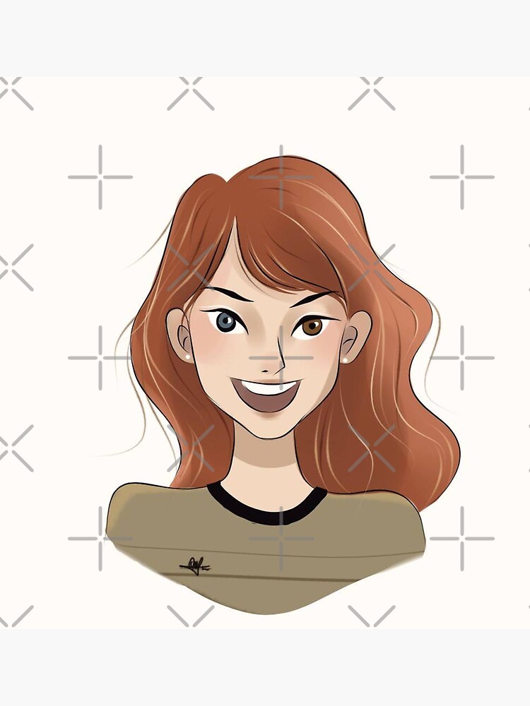 "Read headed Girl" Sticker by Sikhaiart | Redbubble