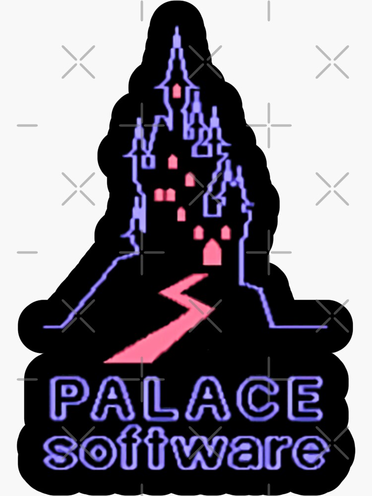 "Palace C64 8-bit Color Pixel Style" Sticker by SidsStyles | Redbubble